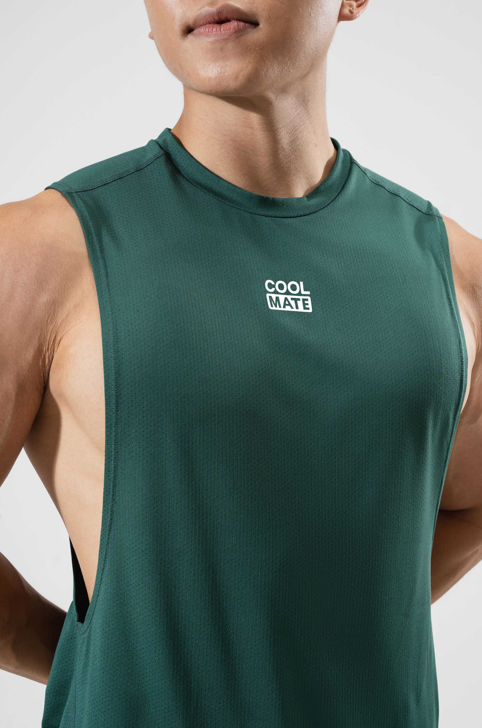 Tank Top Nam Khoét Nách Sâu | Co Giãn, Thấm Hút - Coolmate