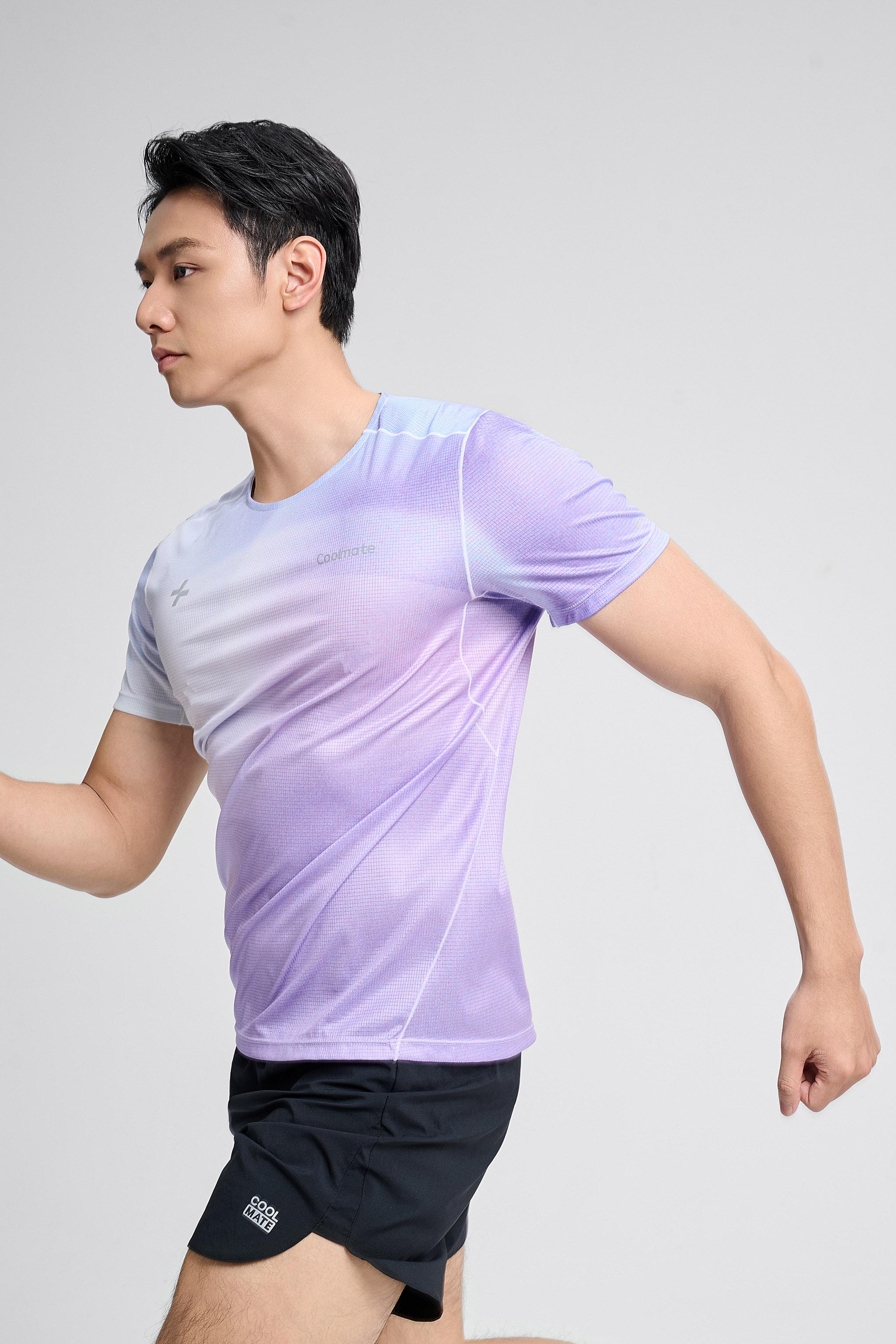 Áo Thun Chạy Bộ Nam Luman Gradient Siêu Nhẹ, Thoáng Khí Tối Ưu - Coolmate