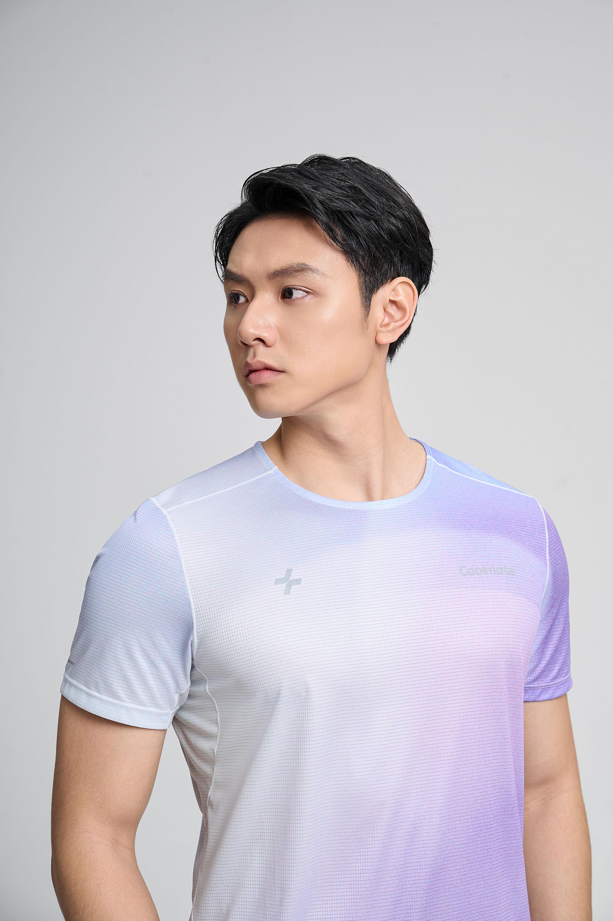 Áo Thun Chạy Bộ Nam Luman Gradient Siêu Nhẹ, Thoáng Khí Tối Ưu - Coolmate