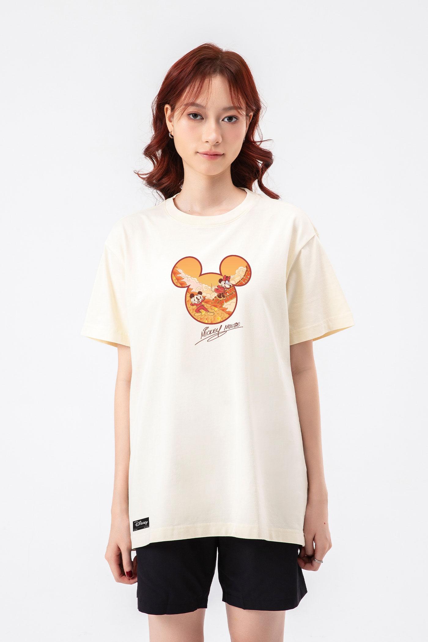 Áo thun Relaxed Fit Disney Mickey Tết - 100% cotton, giữ form bền đẹp ...