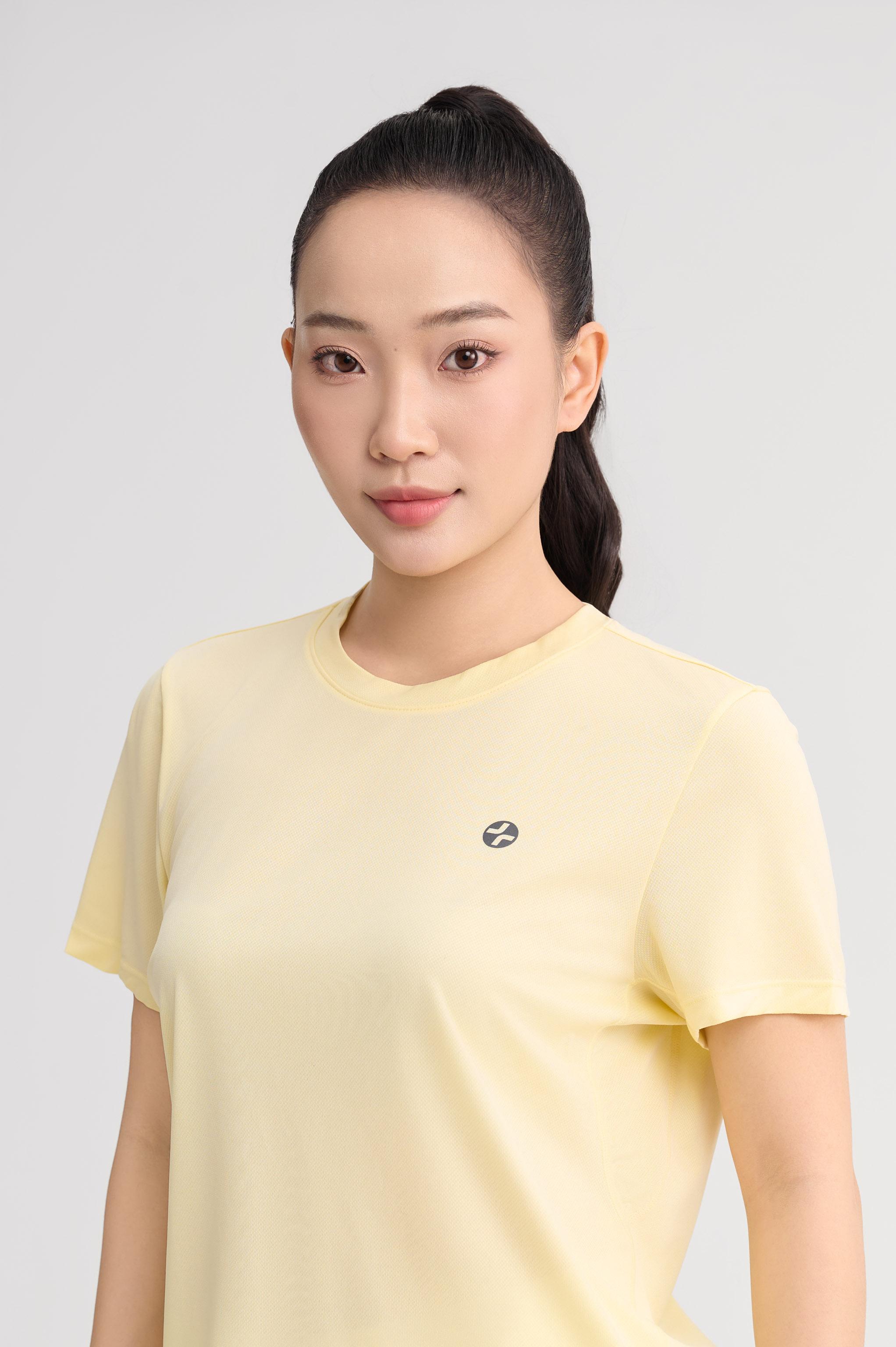 Áo thun nữ chạy bộ Core Tee - Vàng