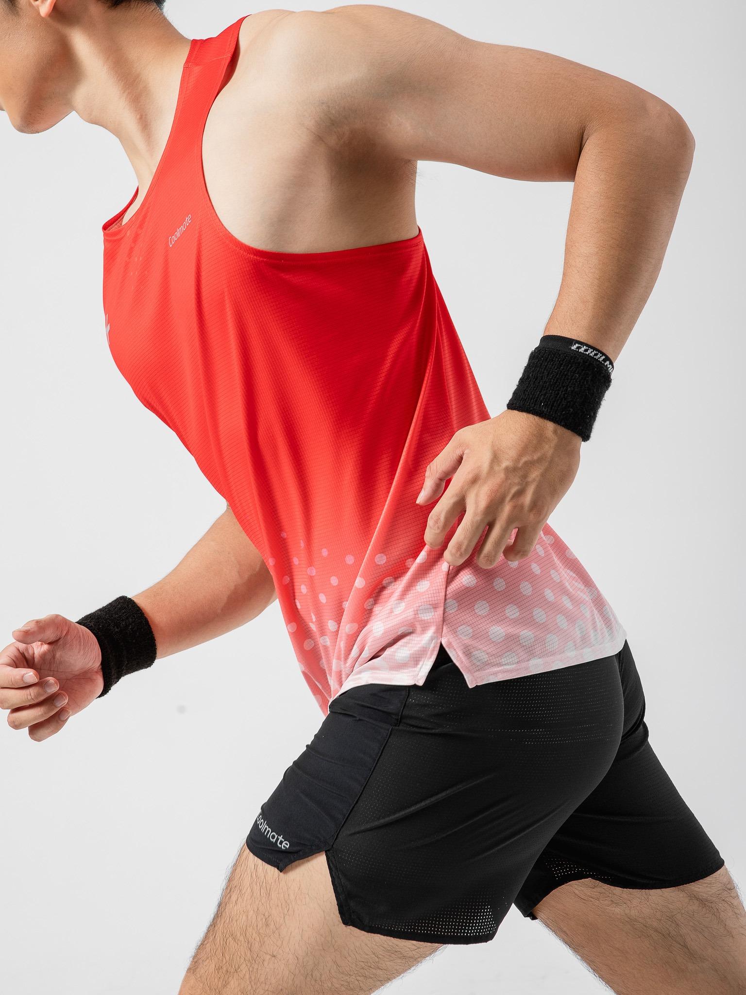 Áo Singlet Chạy Bộ Graphic Dot - Siêu Nhẹ, Thoáng Mát - Coolmate