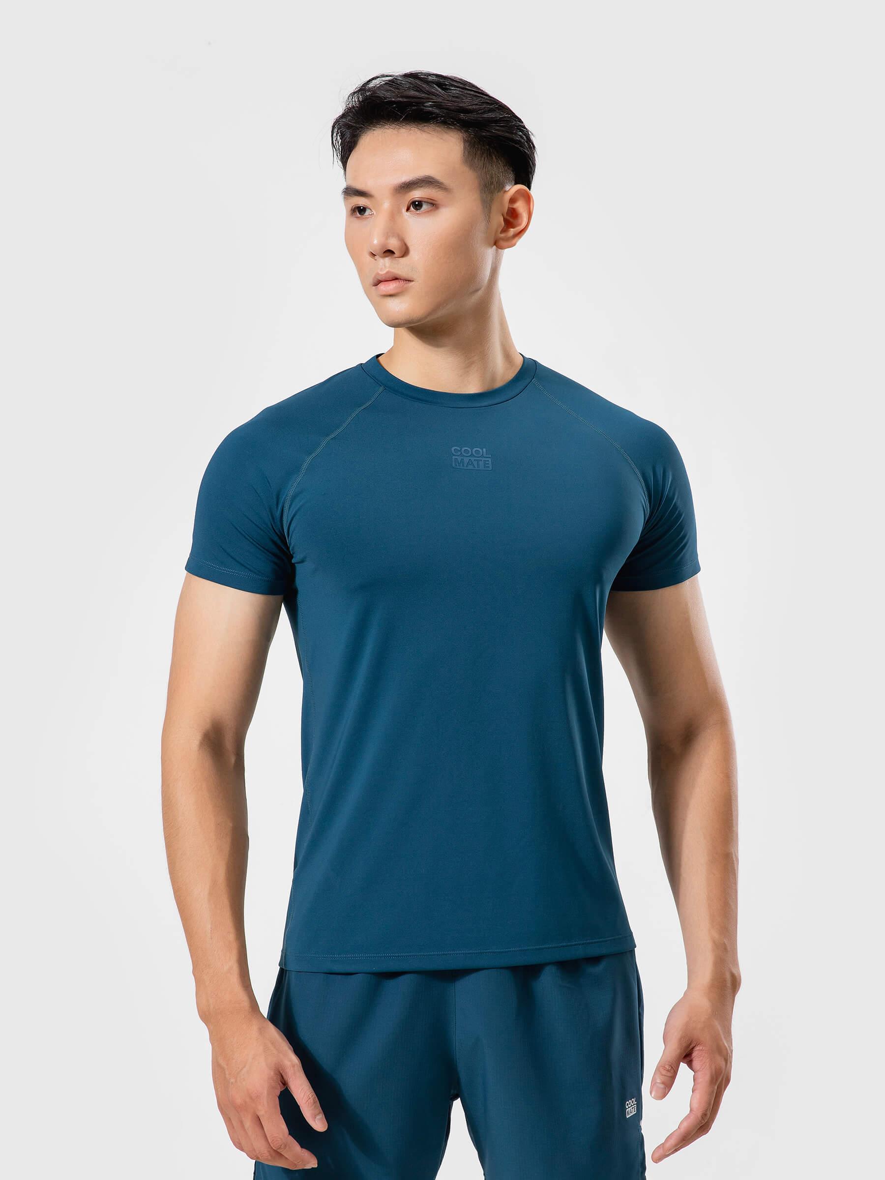 Áo Thun Gym Nam Powerfit Slim Fit Thoáng Khí, Co Giãn - Coolmate