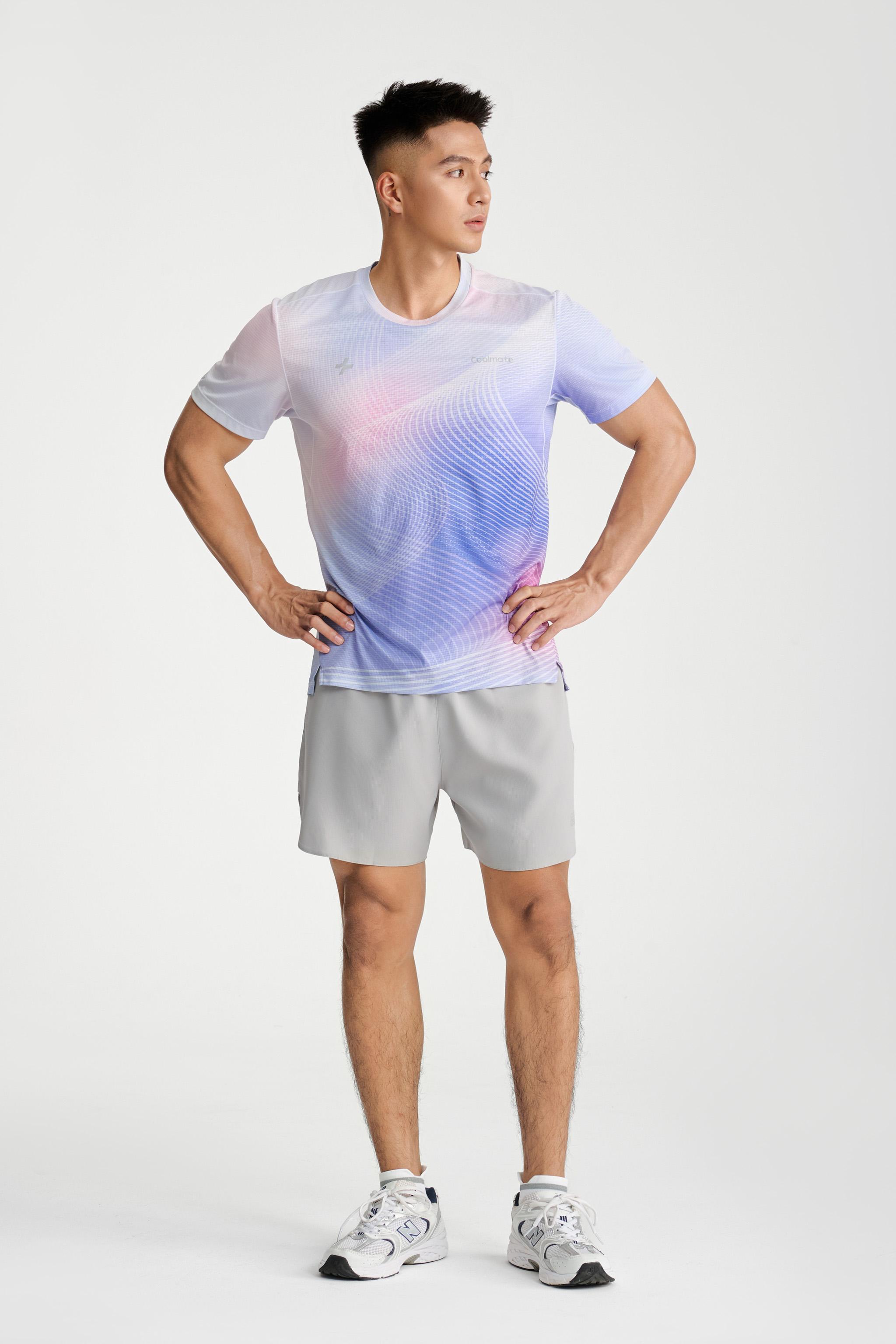 Tshirt Chạy Bộ Nam Airflow Luman Wave Thoáng Khí - Coolmate