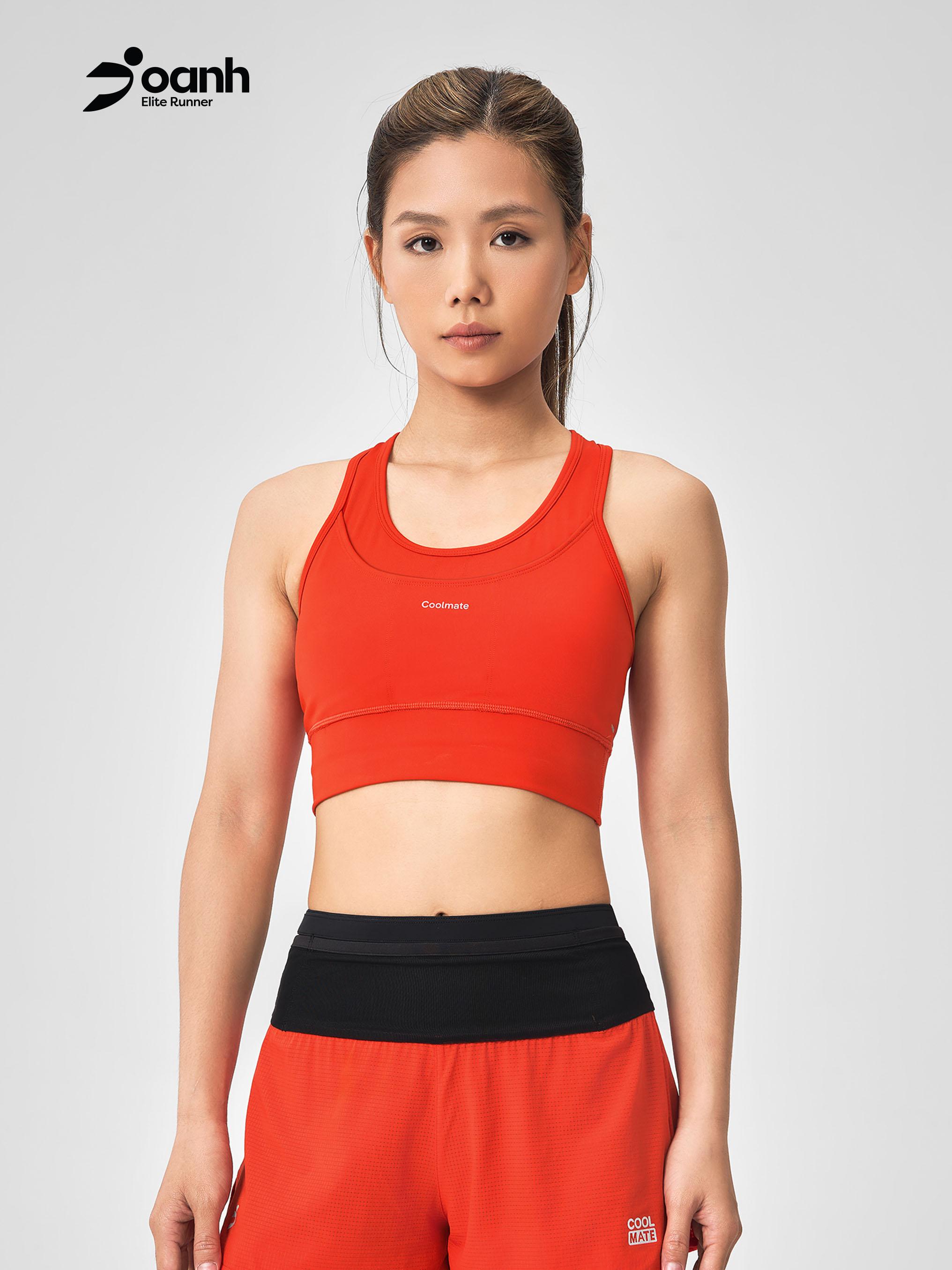 "NTOXCOOLMATE" Áo Bra chạy bộ Medium Support - Coolmate
