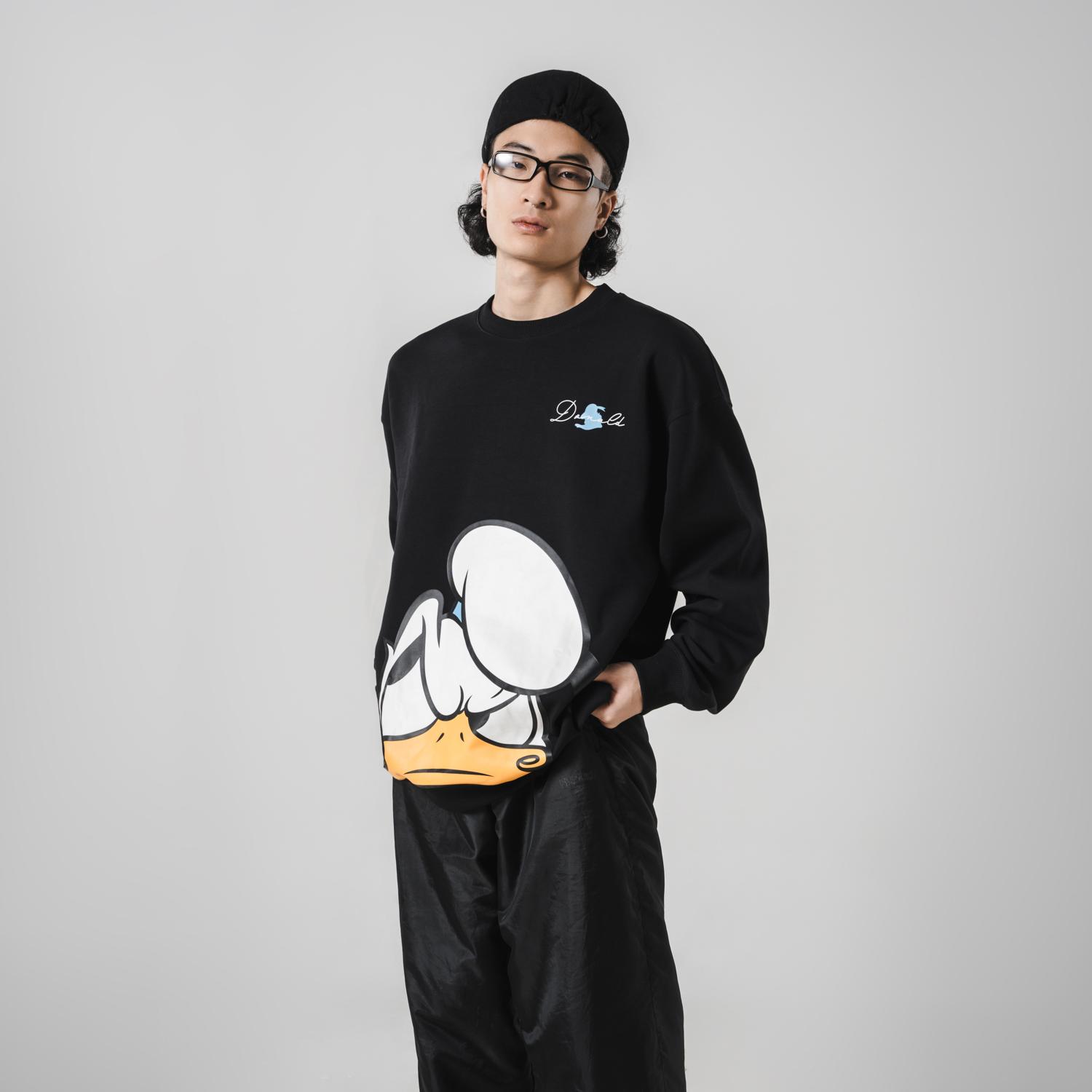 Áo nỉ chui đầu oversize 84RISING Vịt Donald - Coolmate