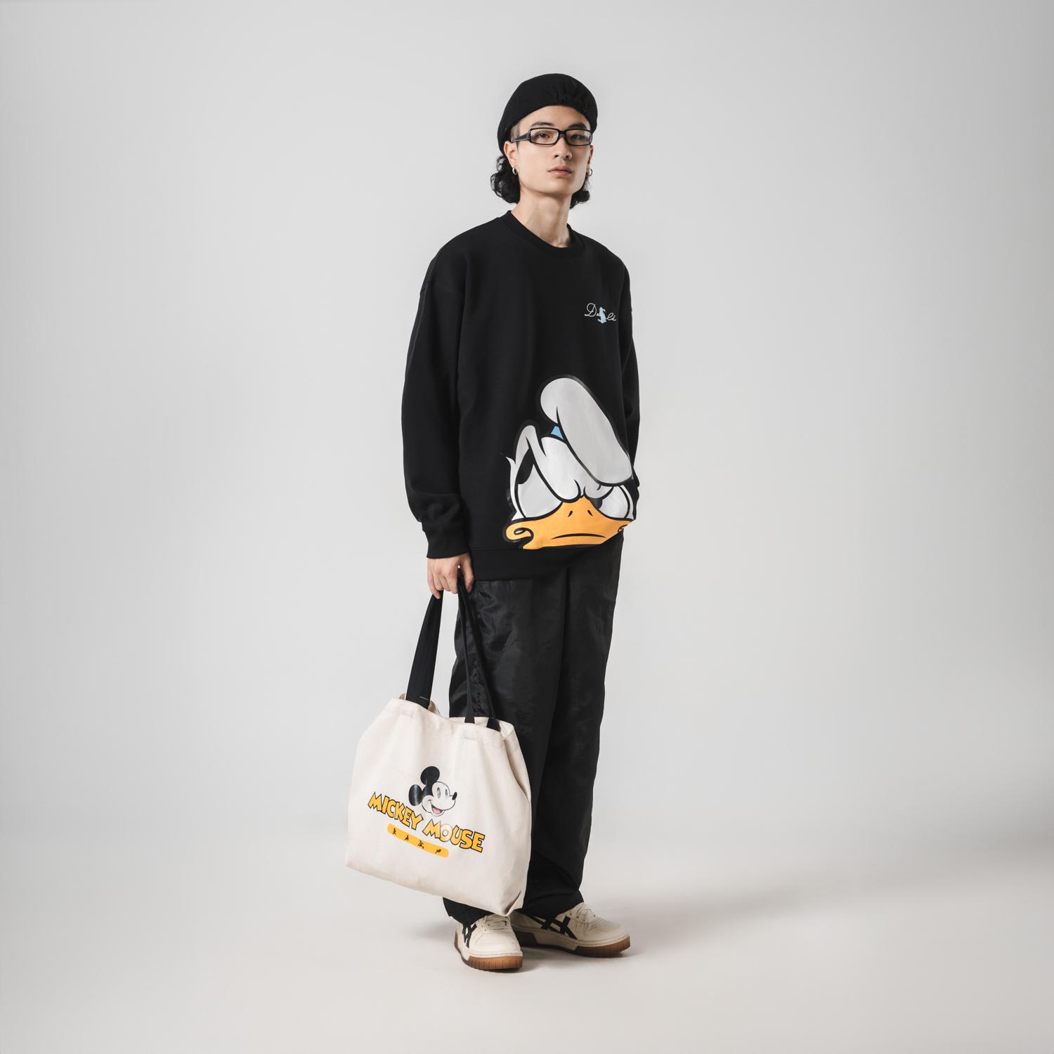Áo nỉ chui đầu oversize 84RISING Vịt Donald - Coolmate